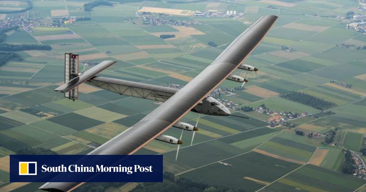 35,000km journey with no fuel: Swiss pilots attempt first solar-powered ...