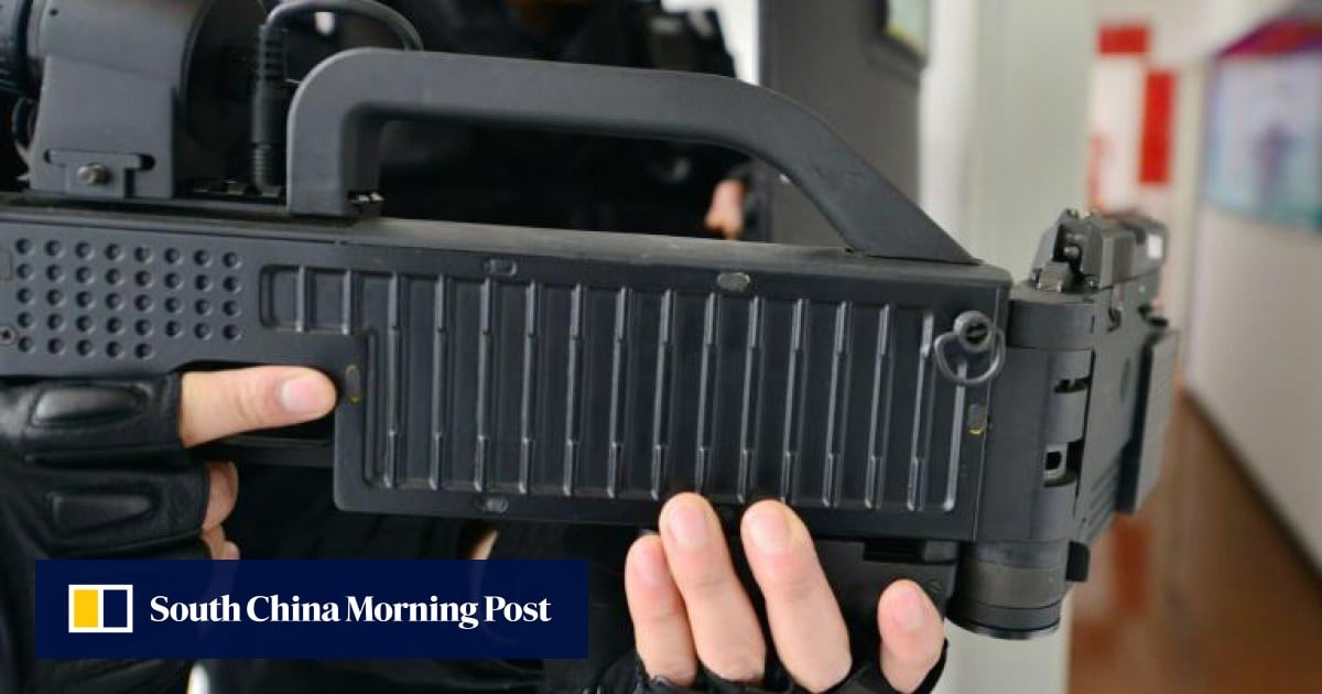 Shanghai police train with ‘bendable guns’ that can shoot around ...