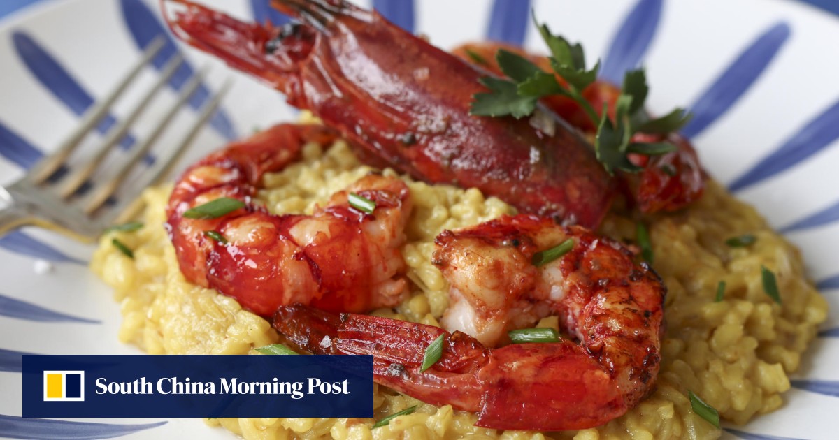 Susan Jung's shrimp and saffron risotto with prawns | South China ...