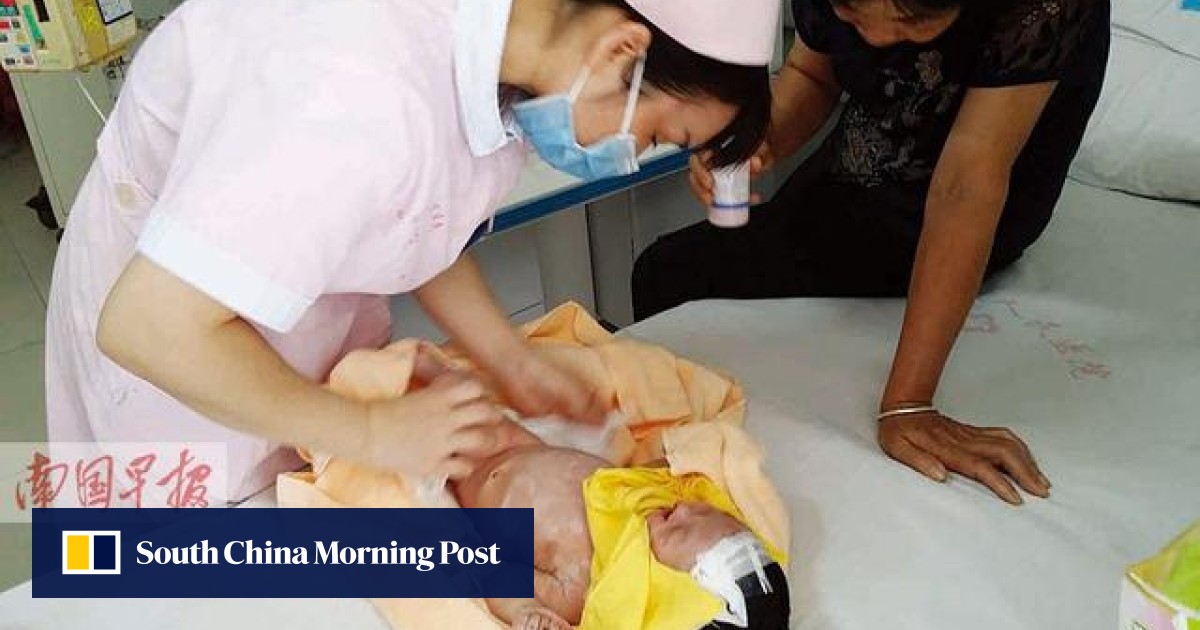 Newborn Chinese baby abandoned and ‘buried for 8 days’ survives | South ...