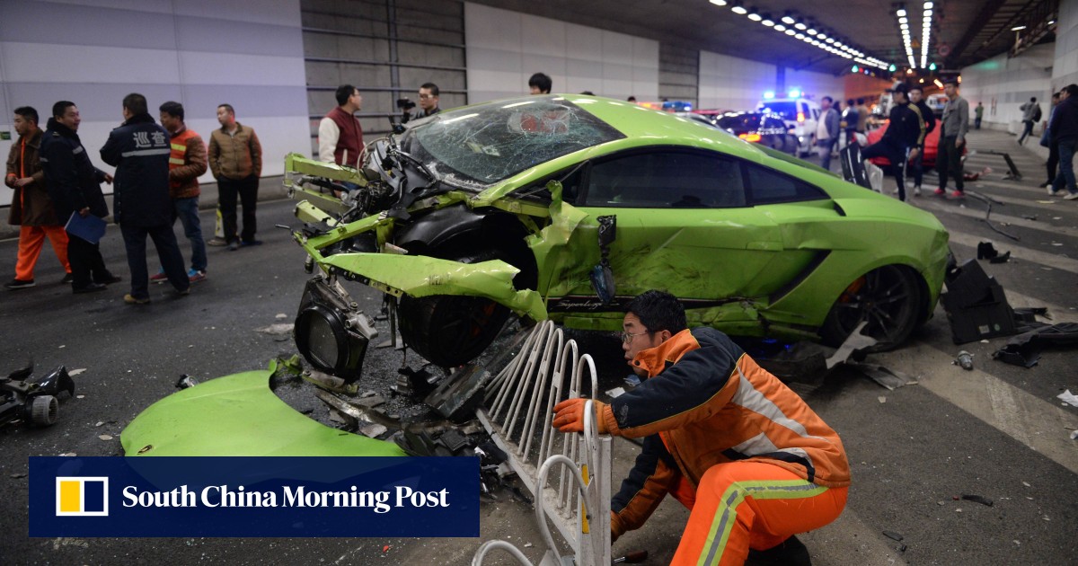 Jail for China’s ‘Fast and Furious’ road racers who wrecked luxury cars ...
