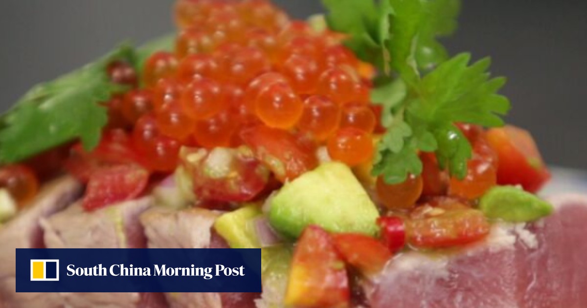 Video: Home Cooking with Susan Jung - seared tuna with corn, ikura, and ...