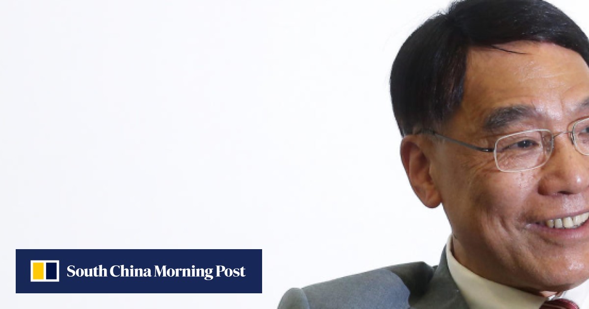 Albert Chan, retiring president of Hong Kong Baptist University, gives ...