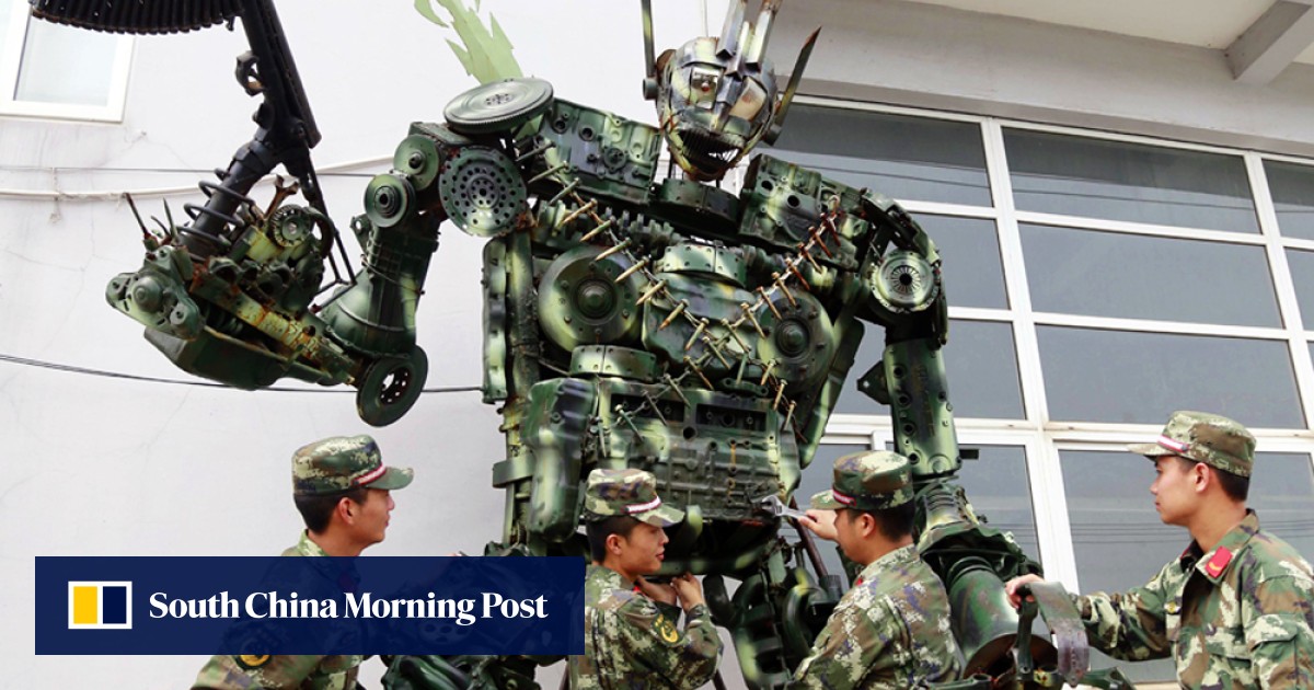 'Transform and roll out!': PLA troops in China build their own ...