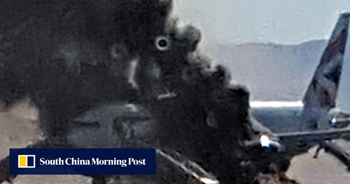 Passengers flee British Airways jet that suddenly caught fire on Las ...