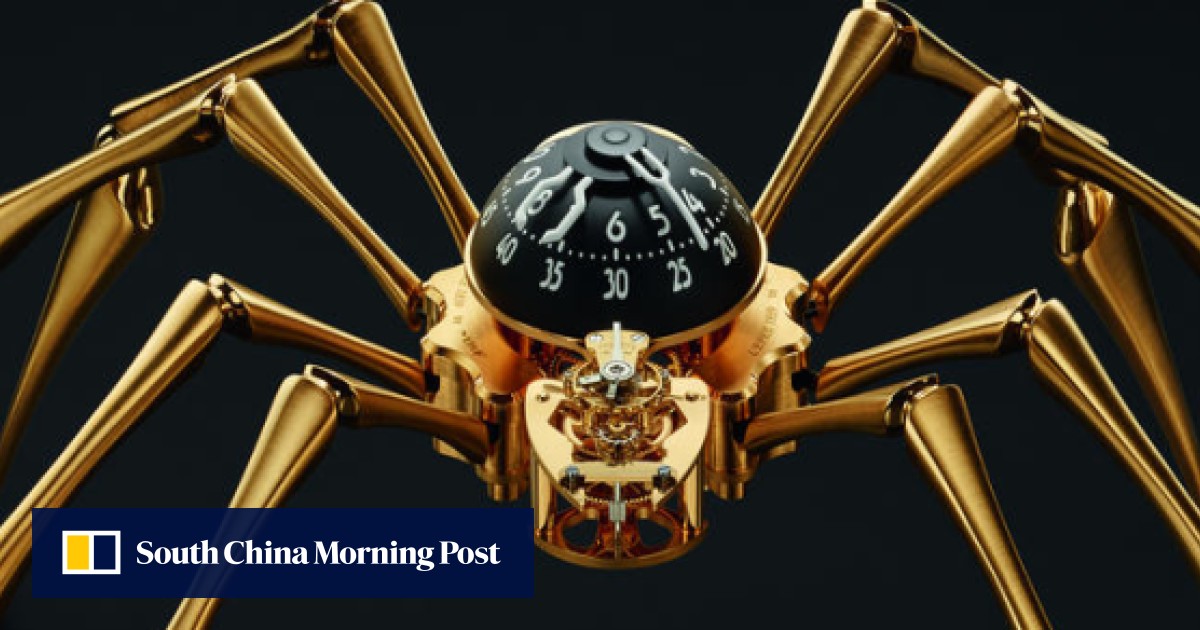 Innovative watch label MB&F unveils spider clock inspired by famous ...