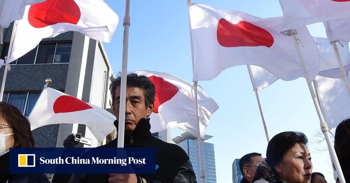 ‘reverse This Disgraceful Act Japanese Nationalists Call On Shinzo