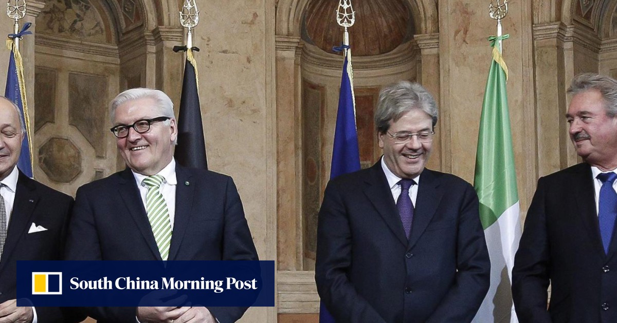 EU’s six founding members back a two-speed Europe as Britain drags its ...