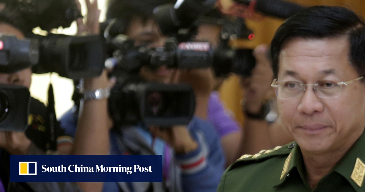 Amid transition, Myanmar's Senior General Min Aung Hlaing emerges from ...
