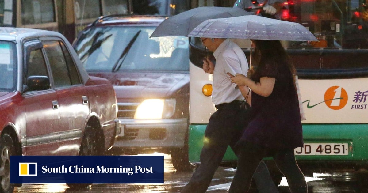 Amber rain signal hoisted for Hong Kong as more than 40 millimetres ...