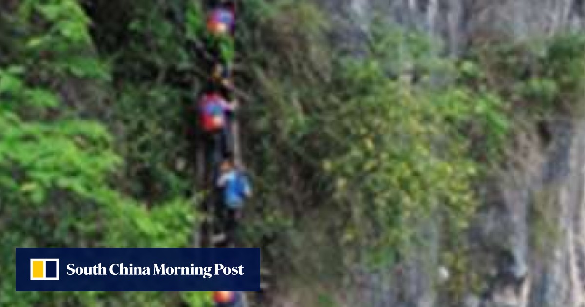 Chinese village perched on a cliff to open up to brave new world as ...