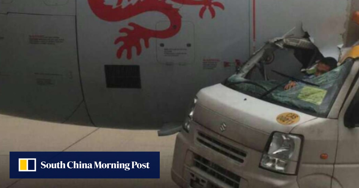 Driver of van that crashed into Dragonair plane felt unwell before ...