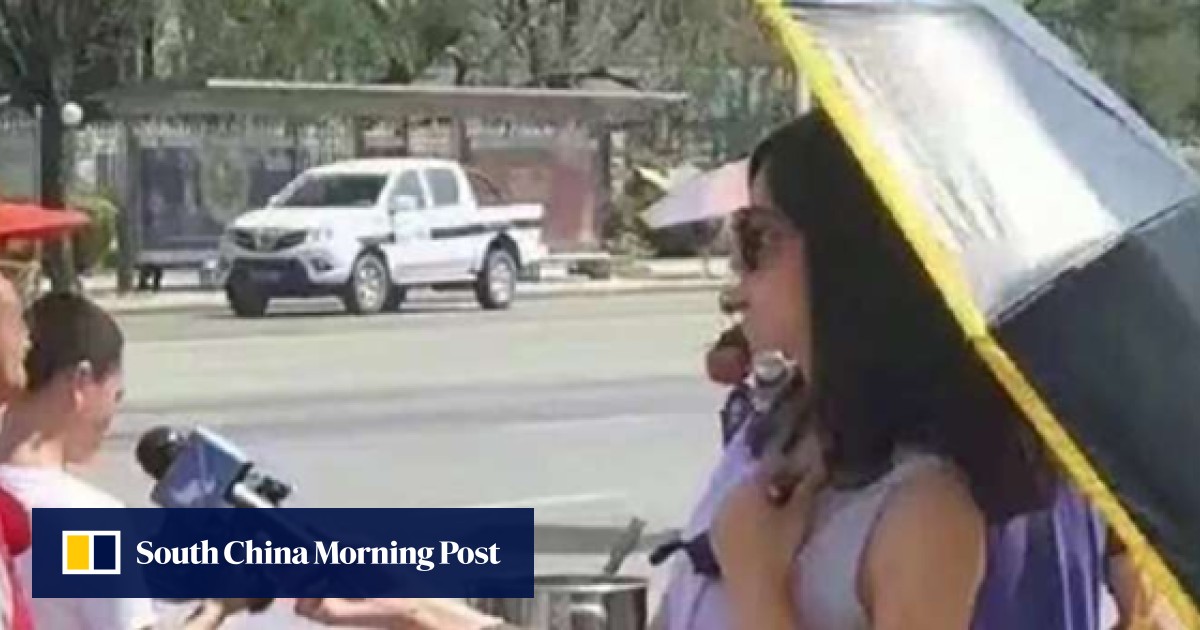 Eye of the storm: Chinese TV reporter suspended for using sunglasses ...