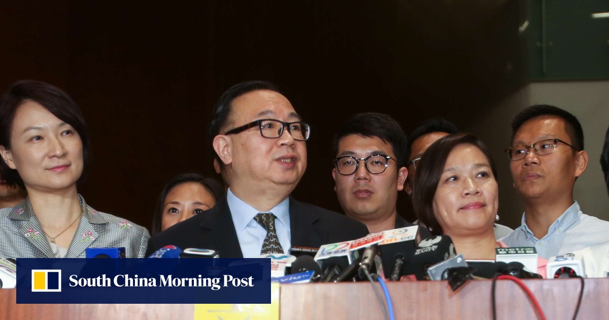 Pro-Beijing camp goes all out to stop retaking of oaths by Hong Kong localist legislators who ...
