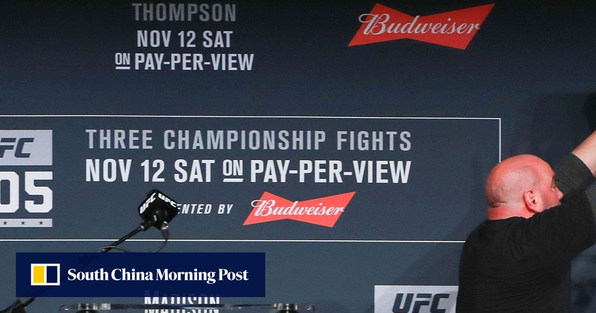 Chair crazy: Conor McGregor attempts to bash rival Eddie Alvarez at ...