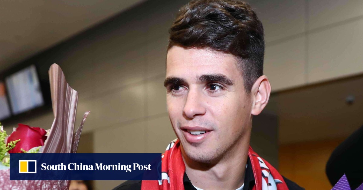 Hero's welcome as Oscar lands in China for Asian record move from ...