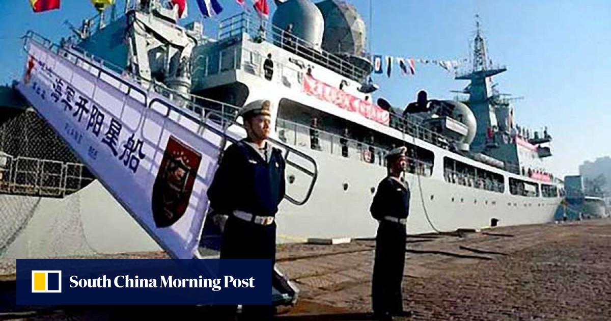 China’s PLA Navy launches new electronic intelligence ship | South ...
