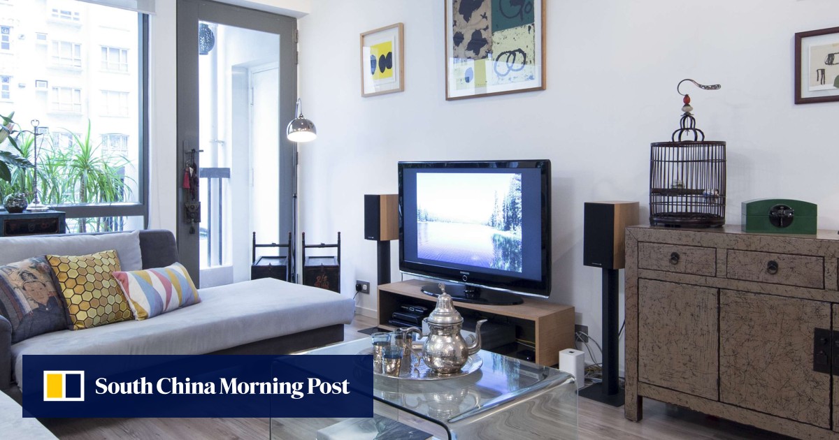 How a couple made two average Hong Kong flats into a two-storey family ...
