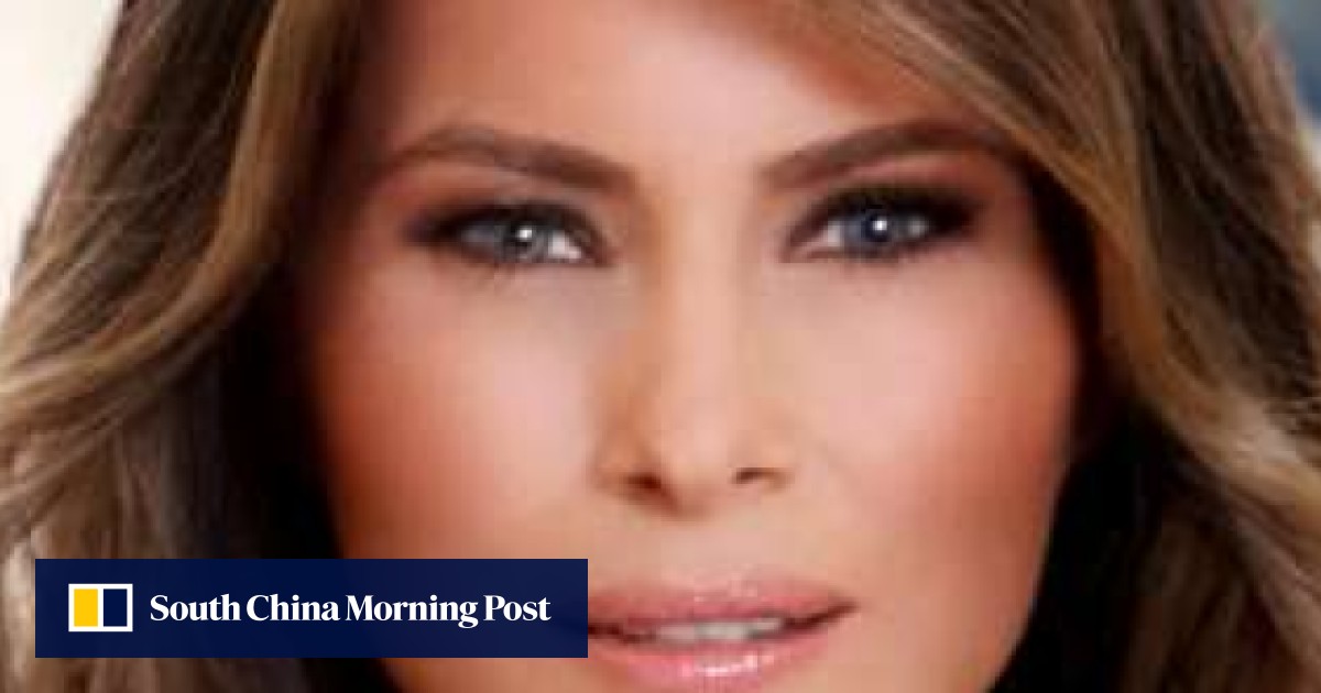 The official portrait of first lady Melania Trump has divided US public ...