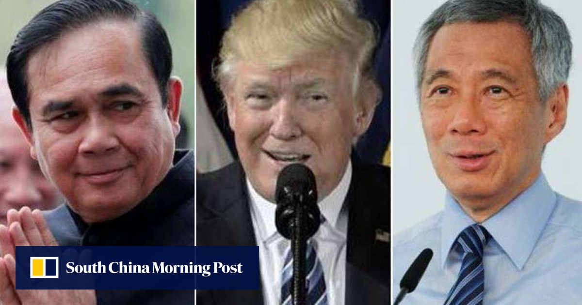 Trump confers with Asian allies on North Korean threat, inviting Thai ...