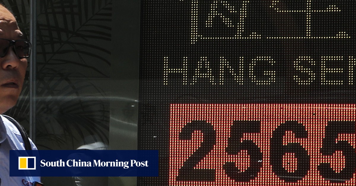 Hong Kong stocks drop most in two weeks to trim monthly gain as Tencent declines | South China ...