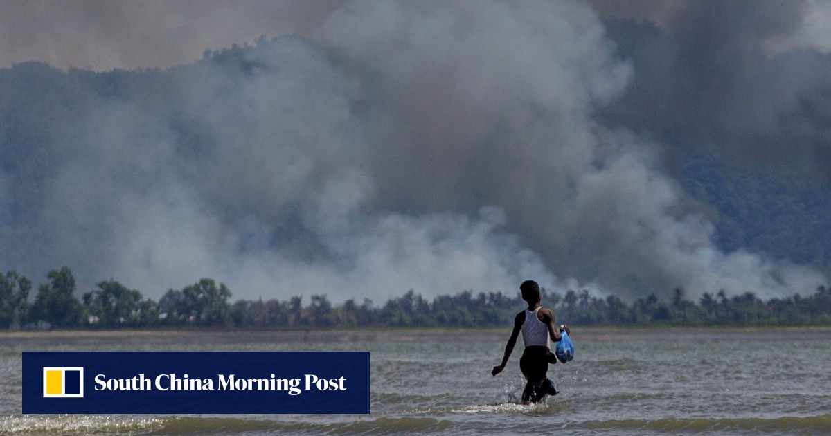 Satellite photos show fires are still burning at Rohingya villages in ...