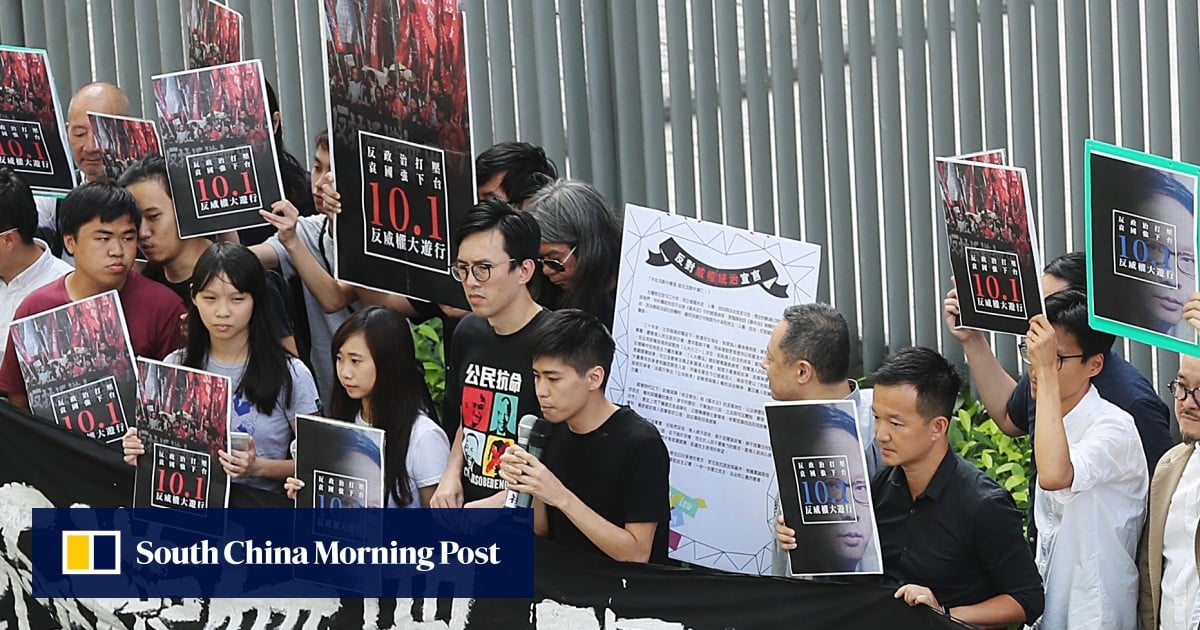 Pro-democracy activists in Hong Kong call for National Day march to ...