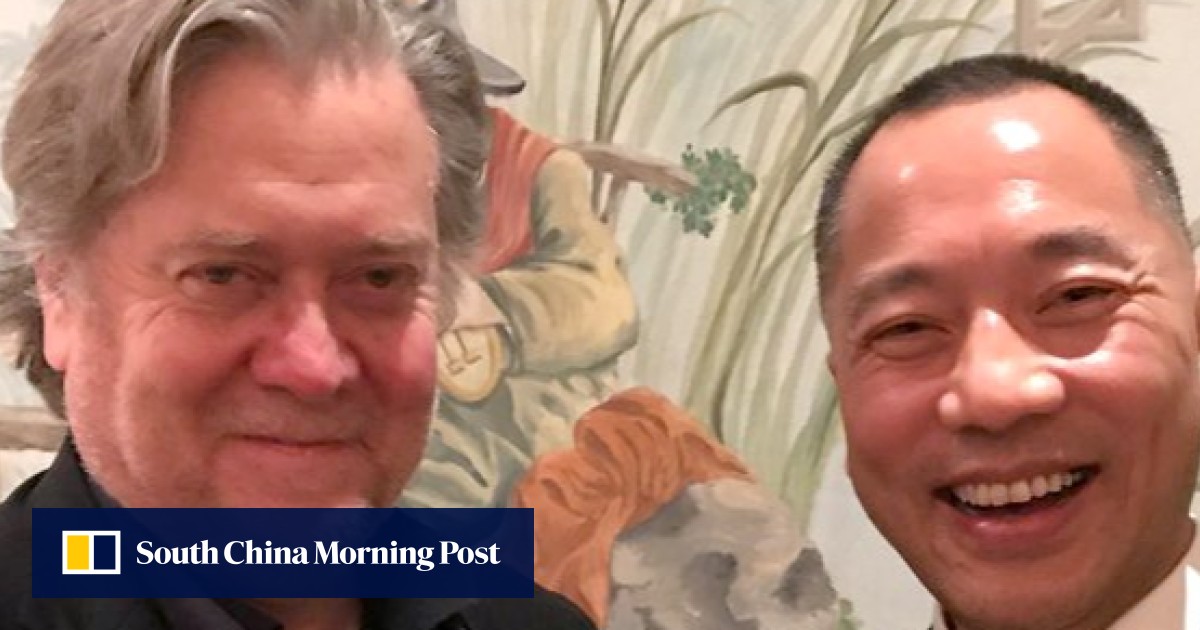 Chinese fugitive Guo Wengui tweets images of two meetings with ex-White ...