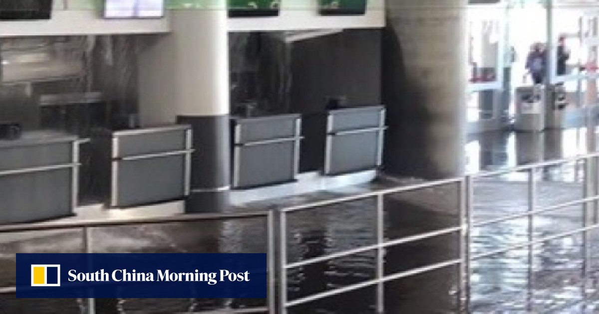First the freeze, then the flood: more chaos at New York’s JFK airport ...
