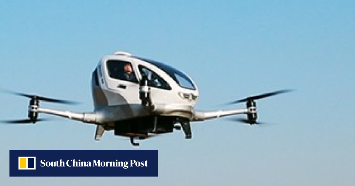 Flying taxis? Uber has a competitor in Chinese drone maker Ehang ...