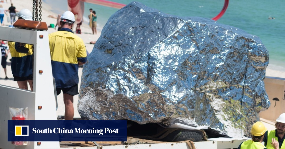Chinese sculptor’s floating art finally rocks up at Australian festival ...