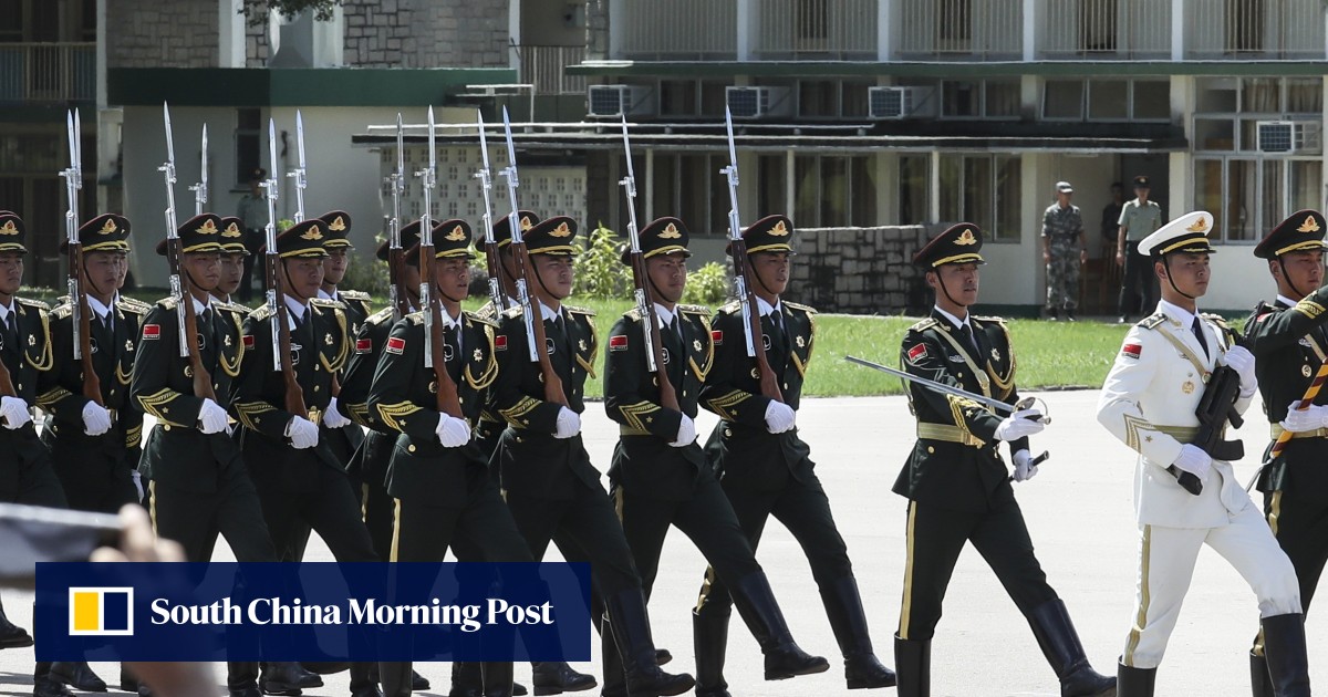 Chinese army promotes new political commissar at Hong Kong garrison ...