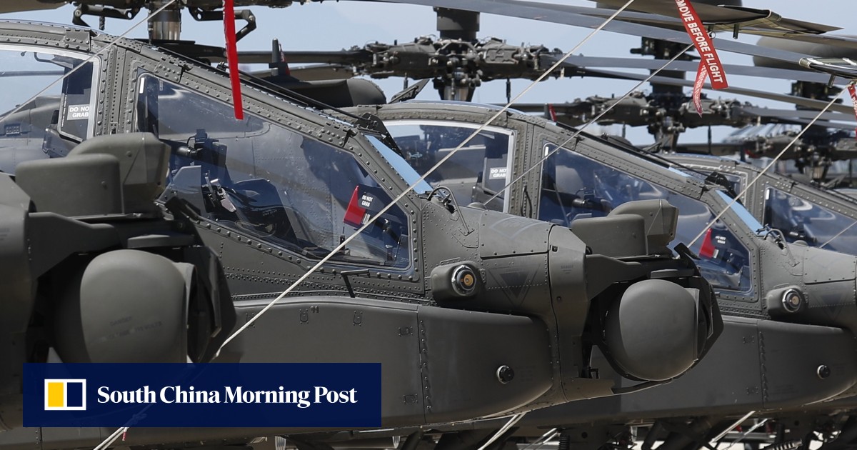 Taiwan puts second squad of US Apache attack helicopters on duty as ...