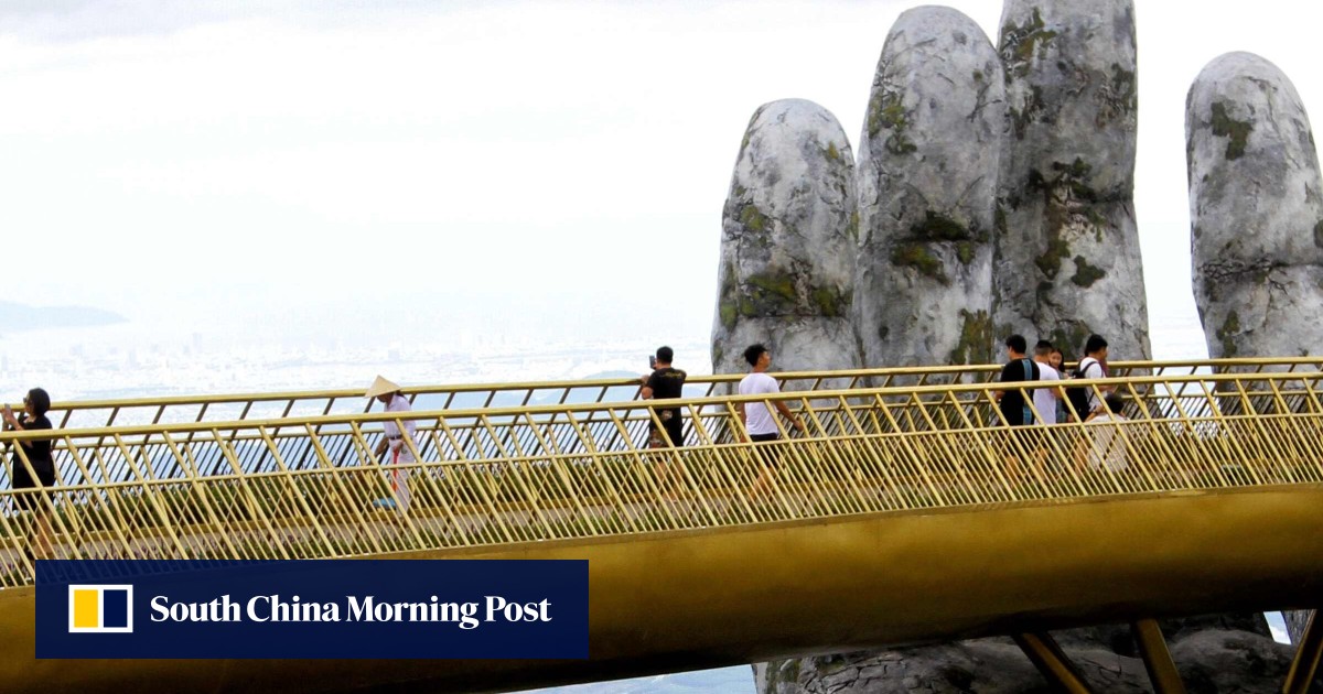 Vietnam’s new ‘Golden Bridge’ is a tourism and viral hit | South China ...