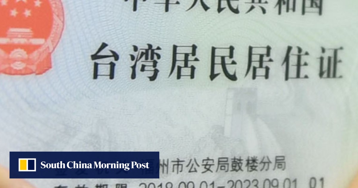 Taiwanese with mainland China residence permits could face restrictions ...