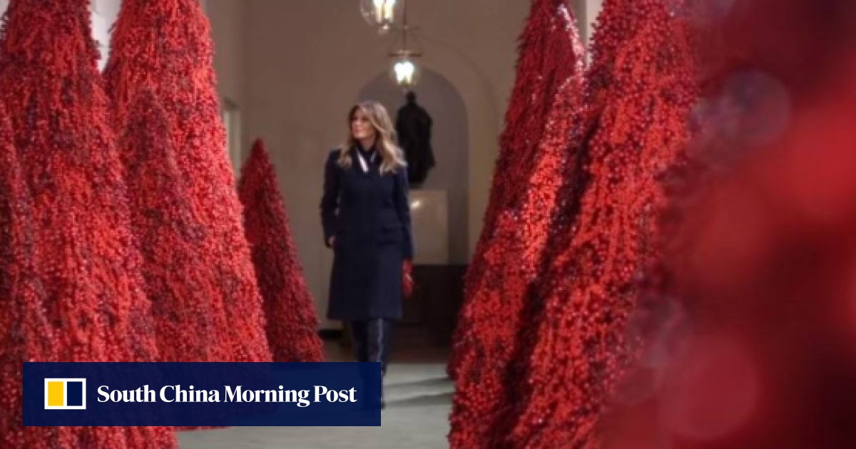 Here’s why some people find Melania Trump’s blood-red Christmas trees ...
