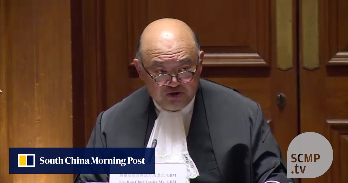 Hong Kong's Chief Justice highlights city's 'rule of law' in speech ...