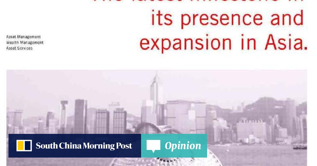 Pictet advertisement baffles readers | South China Morning Post